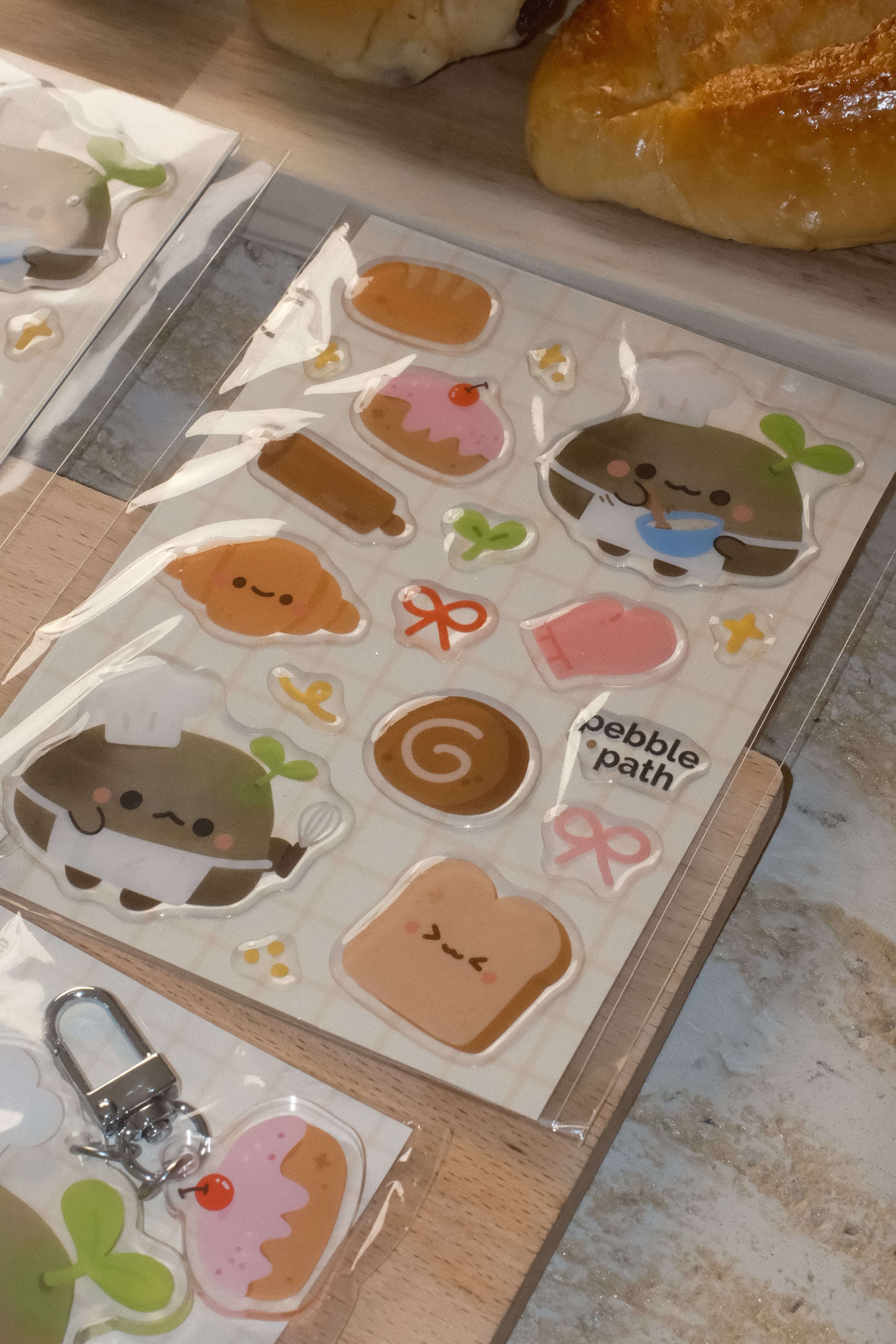 Pebble Bakery Club Puffy Sticker Sheet – Pebble Path
